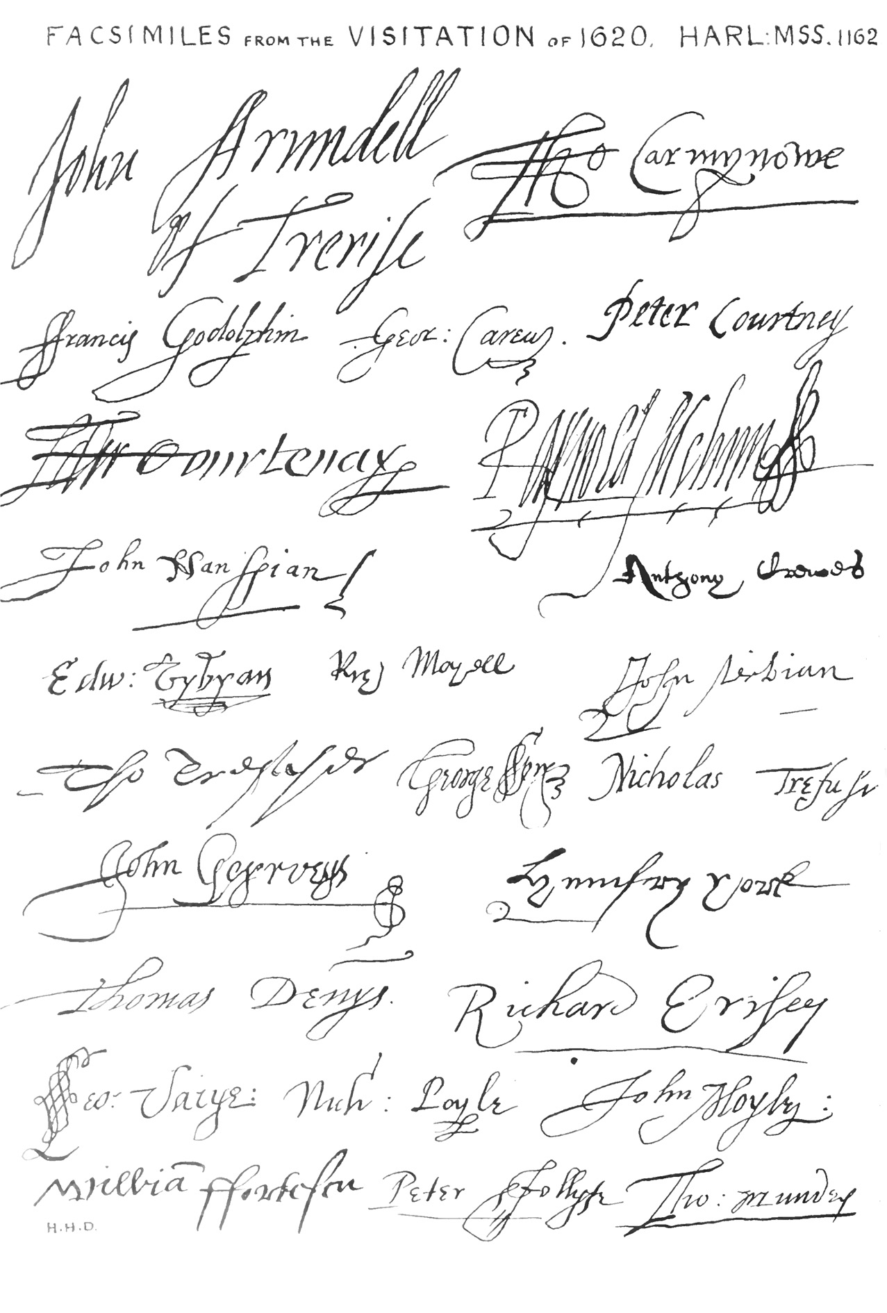 The Visitations of Devon and Cornwall - Yeo One-name Study