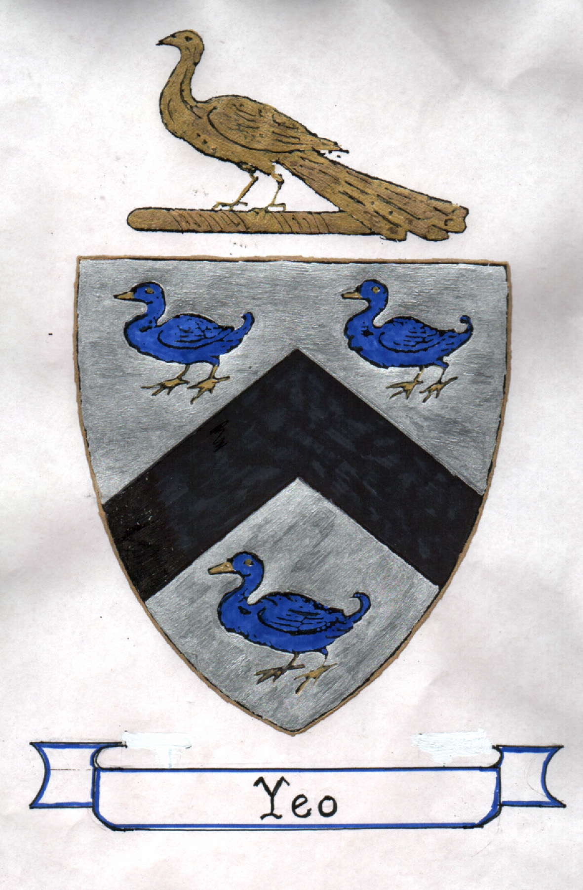The Yeo coat-of-arms - Yeo One-name Study